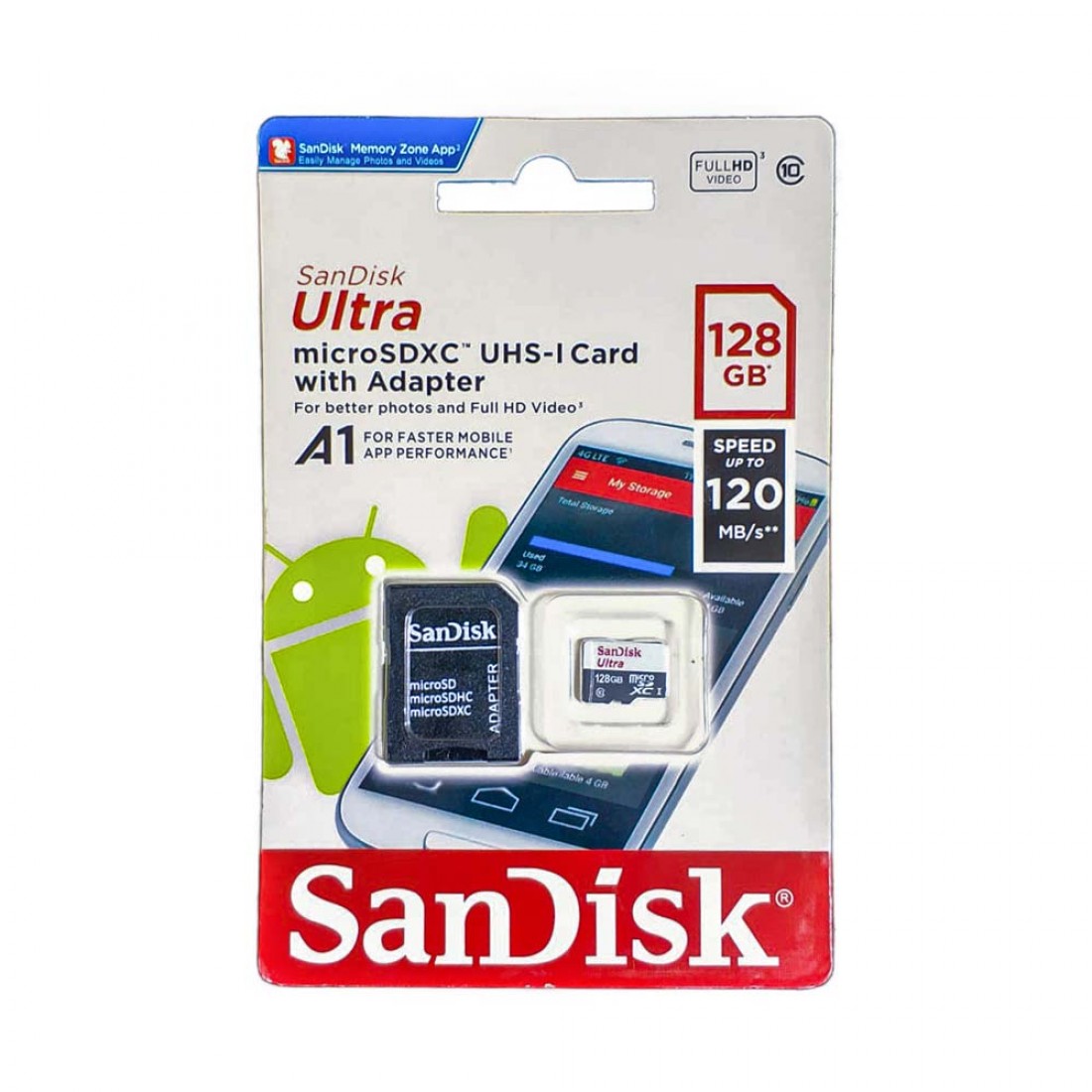Sandisk Ultra 128GB 120MB/S Microsdxc Uhs-I Mikro SD Adaptörlü Hafıza ...